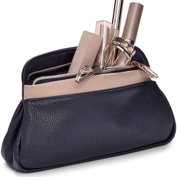 Caboodles | Bags | Nwt Caboodles Large Zip Pop Organizing Pouch Navyoat ...